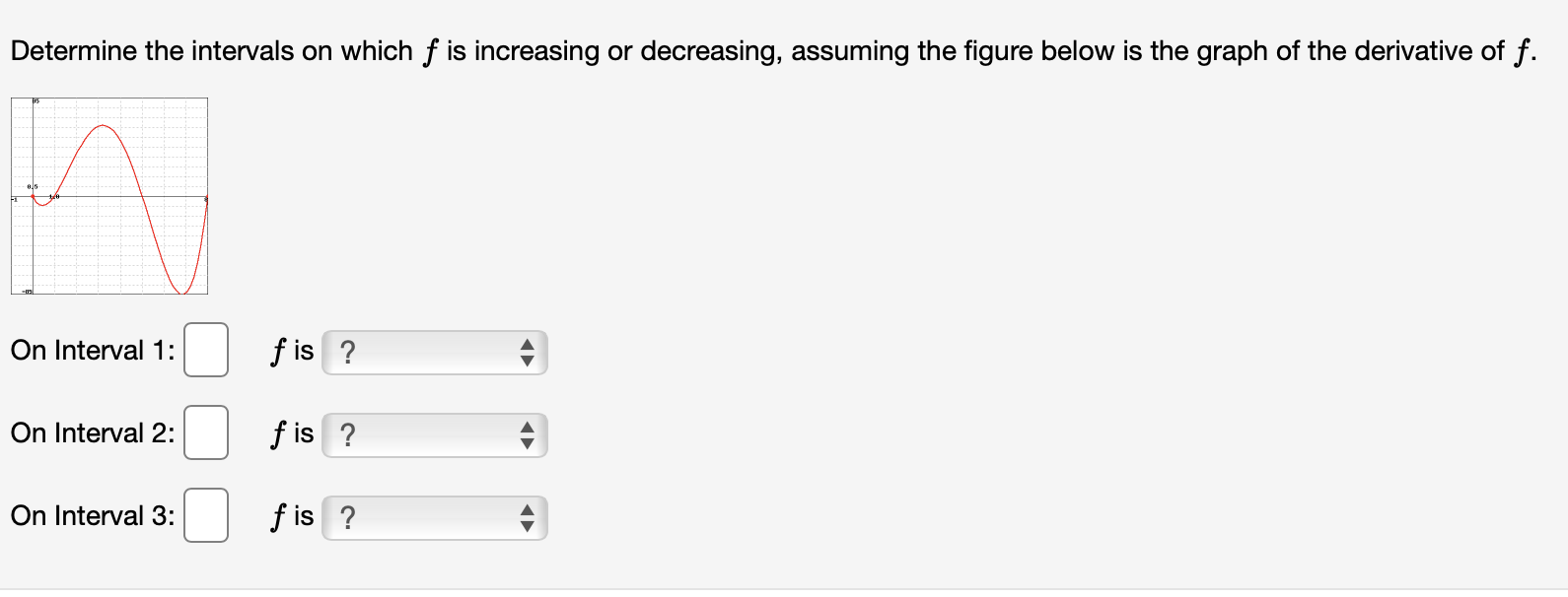 Solved Determine the intervals on which f ﻿is increasing or | Chegg.com