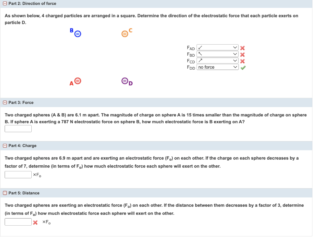 Solved As shown below, 4 charged particles are arranged in a | Chegg.com