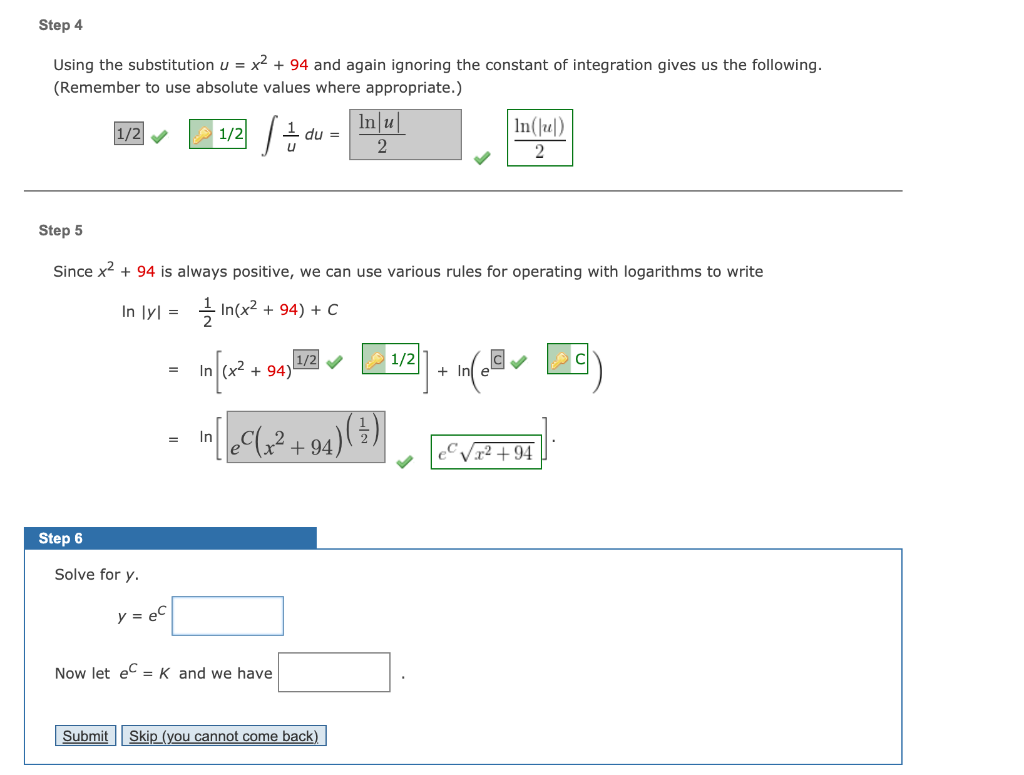 Solved Tutorial Exercise Solve the differential equation. | Chegg.com