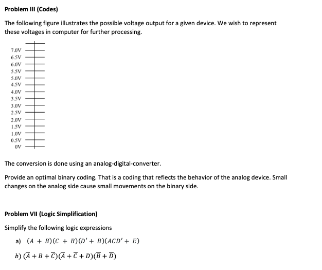Solved Problem III (Codes) The following figure illustrates | Chegg.com