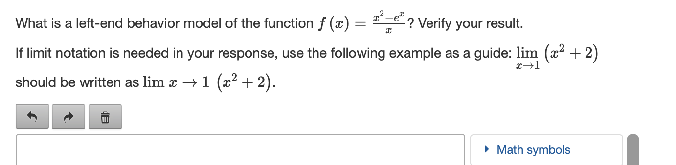 Solved 2 What is a left-end behavior model of the function f | Chegg.com