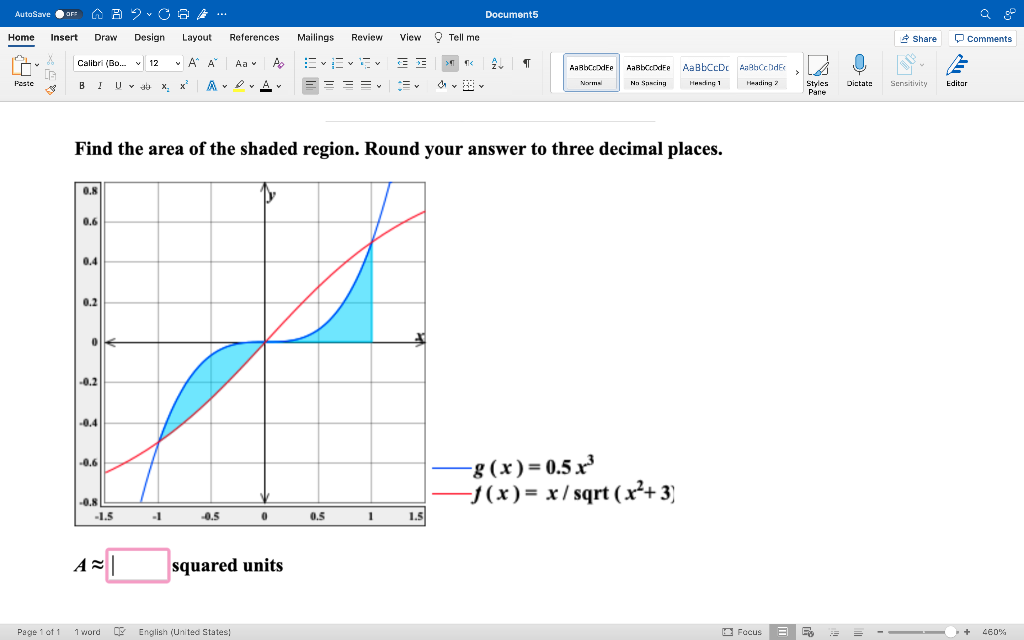 Solved AutoSave AA 26... OF Documents Home Insert Draw | Chegg.com