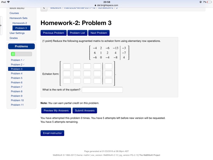 Calculus Archive | January 23 2018 | Chegg.com