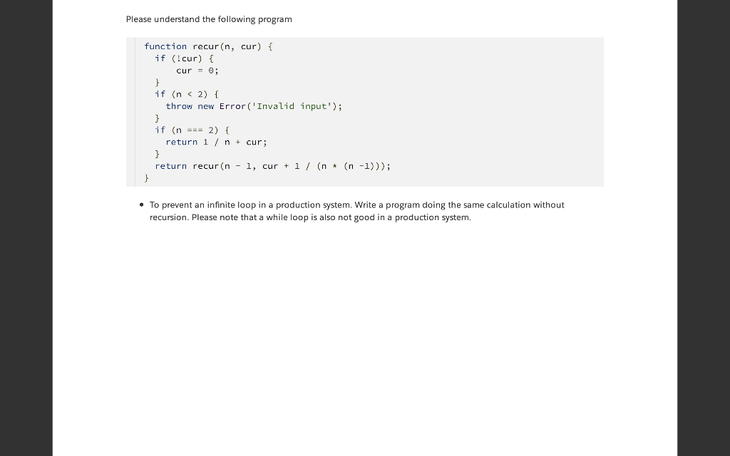 Solved Please understand the following program function | Chegg.com