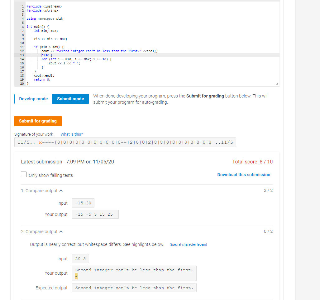 Solved 1 #include 2 #include 3 3 4 using namespace std; 5 | Chegg.com