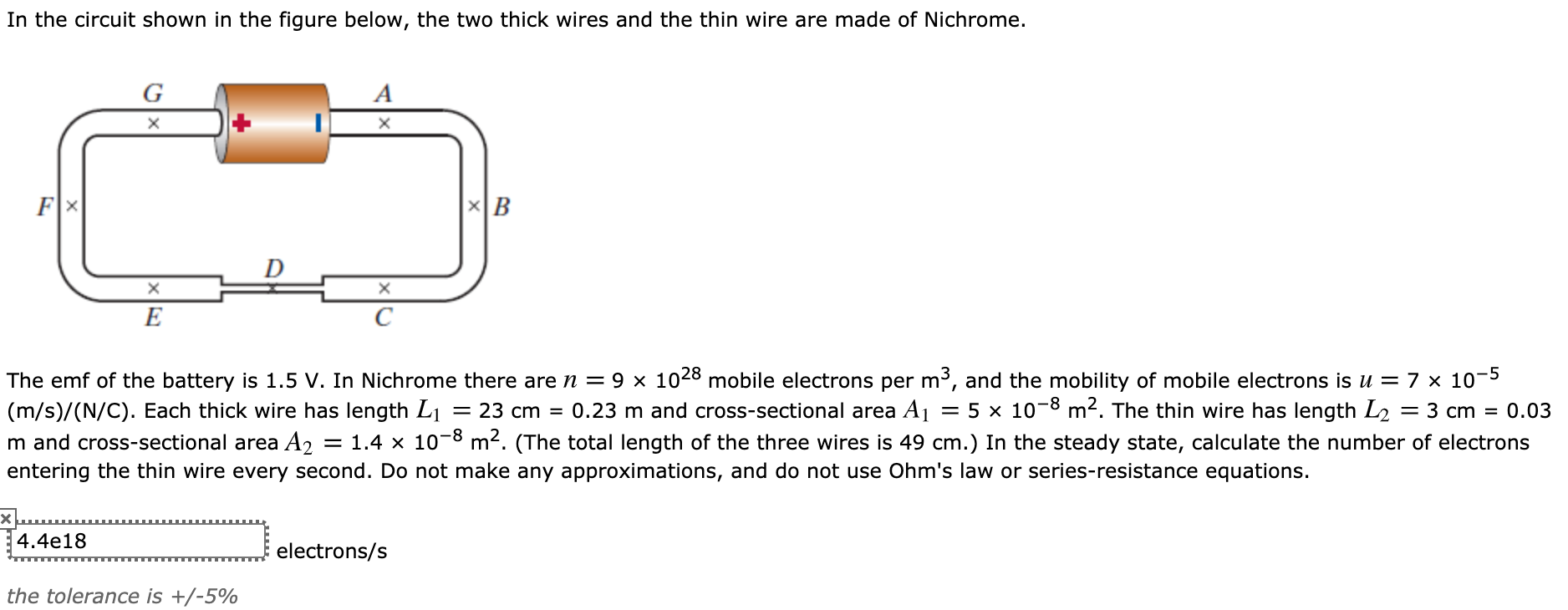 Solved In the circuit shown in the figure below, the two | Chegg.com