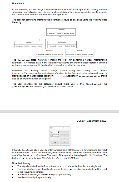 Solved Question 3 In this exercise, you will design a simple | Chegg.com