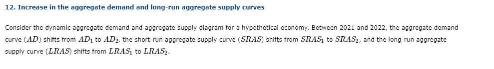 Solved 12. Increase in the aggregate demand and long-run | Chegg.com