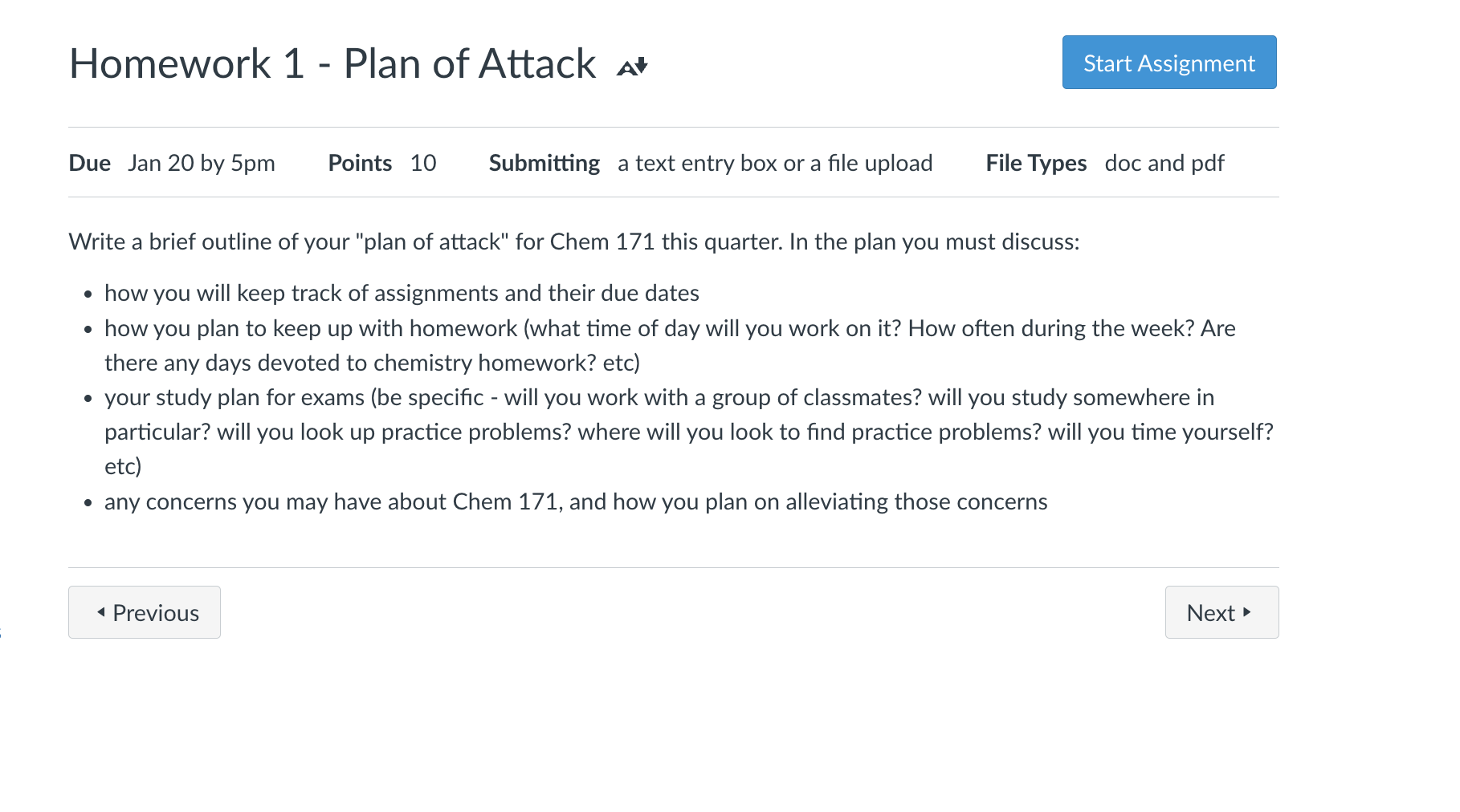 Solved Homework 1 - Plan of Attack st Due Jan 20 by 5pm | Chegg.com