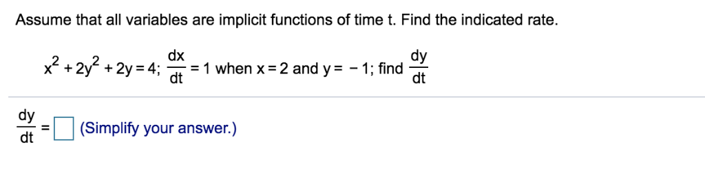 Solved Assume that all variables are implicit functions of | Chegg.com