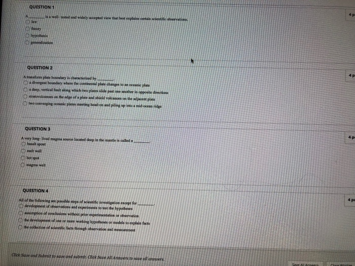 Solved QUESTION 1 is a well- tested and widely accepted view | Chegg.com