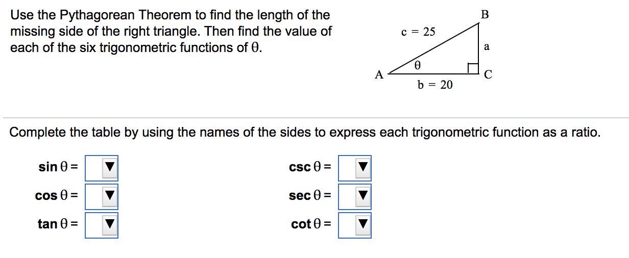 Solved B Use the Pythagorean Theorem to find the length of | Chegg.com