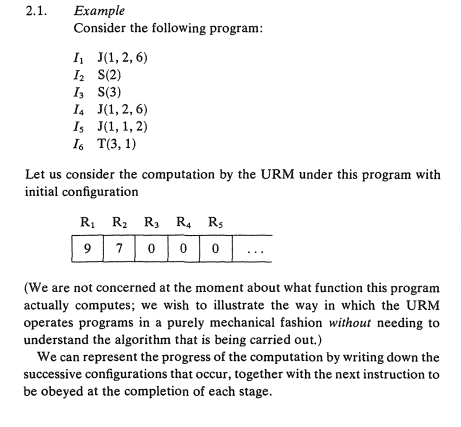 Solved 2.1. Example Consider the following program: | Chegg.com