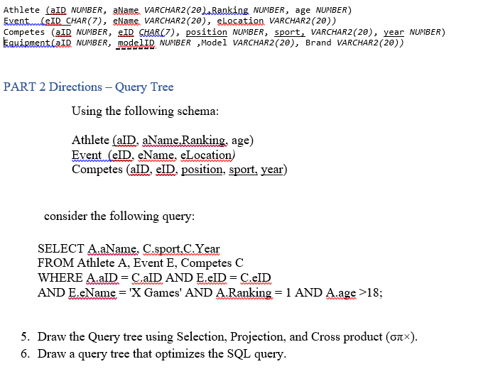 (Solved) : Draw Query Tree Using Selection Projection Cross Product ... (Solved) : Draw Query Tree Using Selection Projection Cross Product ...