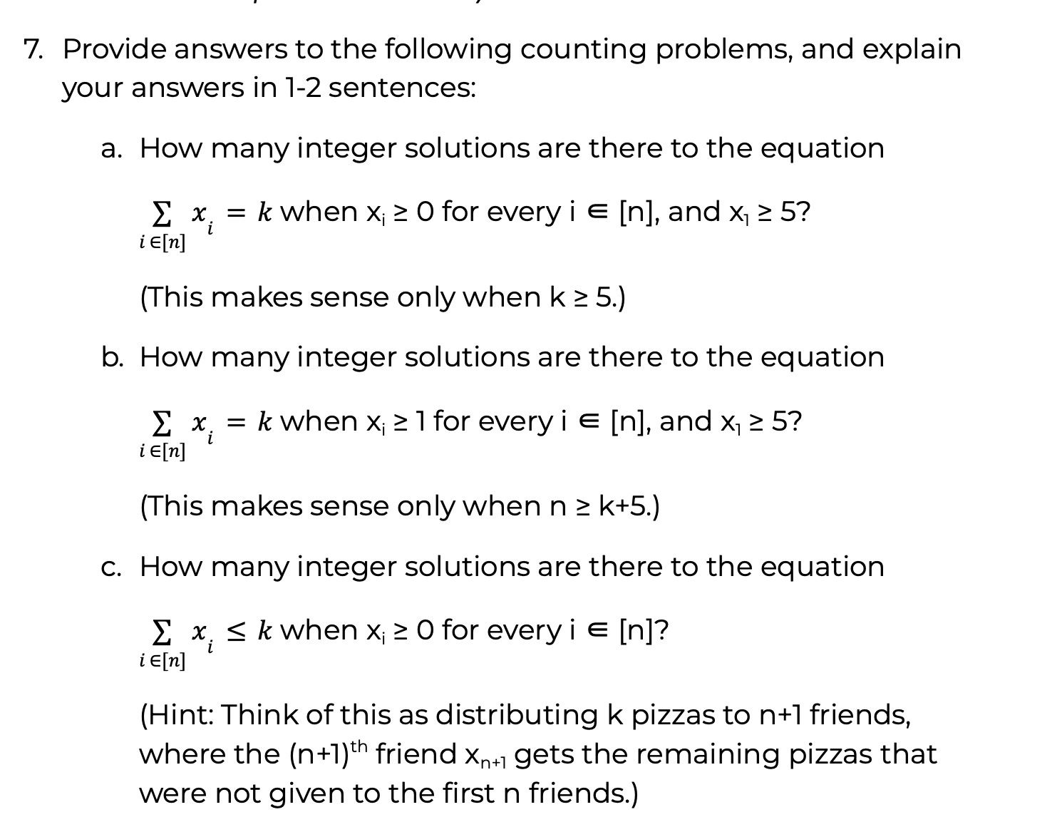 Solved ANSWER ALL PARTS OF THE QUESTION: Provide answers to | Chegg.com