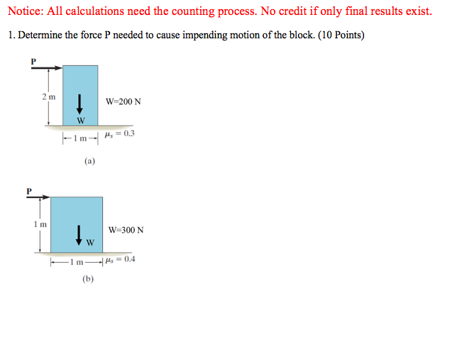 Solved Notice: All calculations need the counting process. | Chegg.com