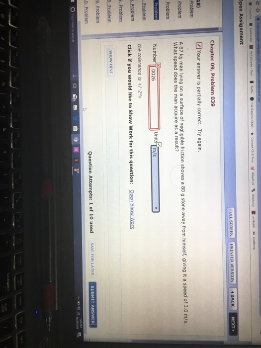 Solved Chapter 08, Problem 039 Thiree values are Va 15.0, Ug | Chegg.com