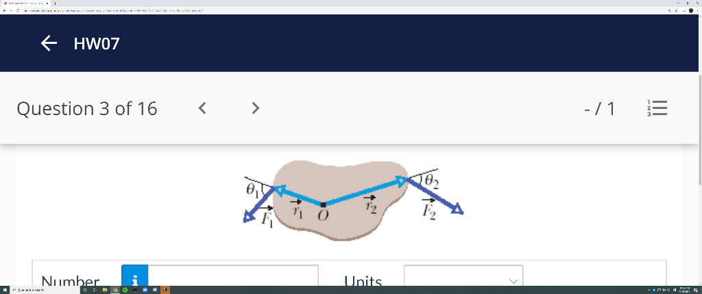 Solved The body in the figure is pivoted at O, and two | Chegg.com