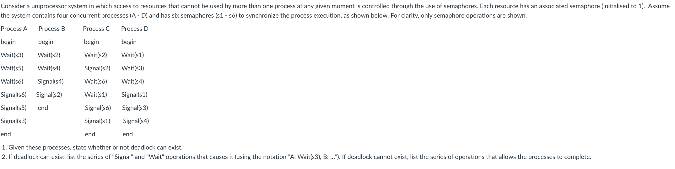 Solved Consider a uniprocessor system in which access to | Chegg.com