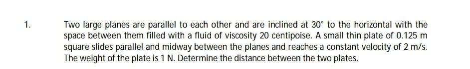 Solved 1. Two large planes are parallel to each other and | Chegg.com
