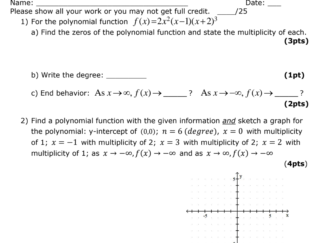 Solved lease show all your work or you may not get full | Chegg.com
