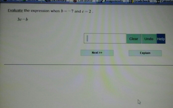 Solved sigaments Evaluate the expression when b7 and c 2 | Chegg.com