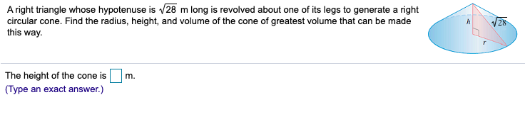 Solved A right triangle whose hypotenuse is 728 m long is | Chegg.com