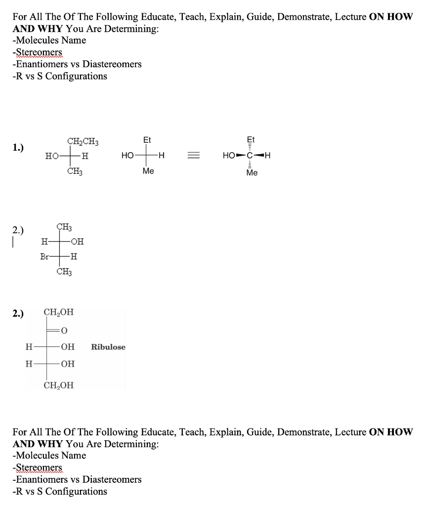 Solved For All The Of The Following Educate, Teach, Explain, | Chegg.com