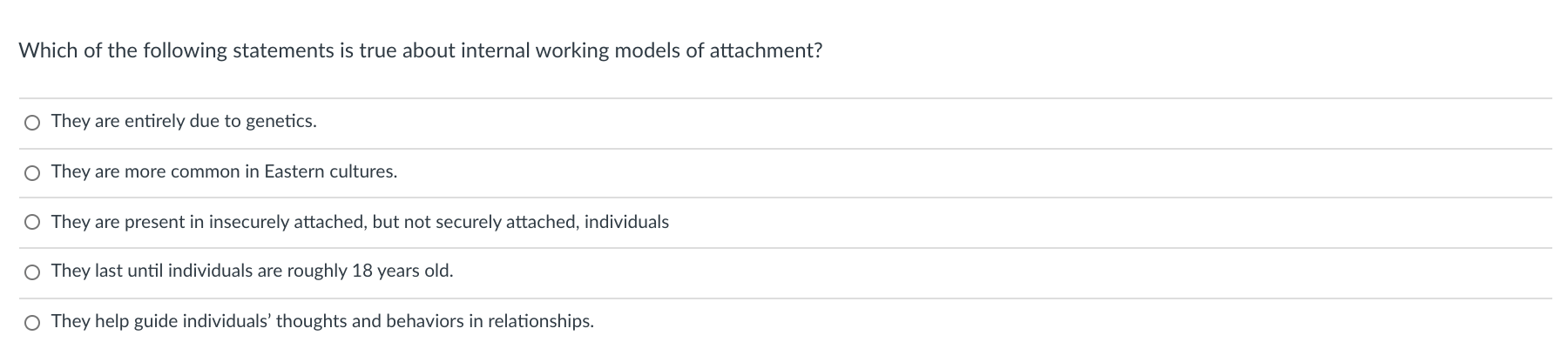Solved Which of the following statements is true about | Chegg.com