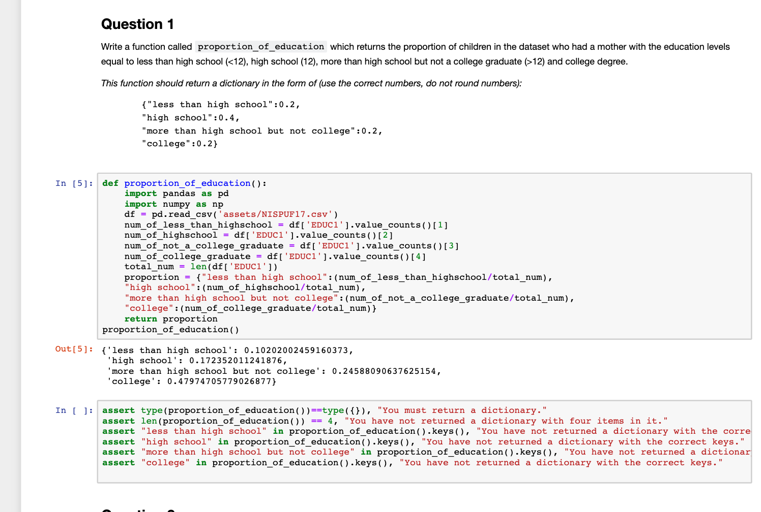 Solved Please help me answer question 4 and paste the code | Chegg.com