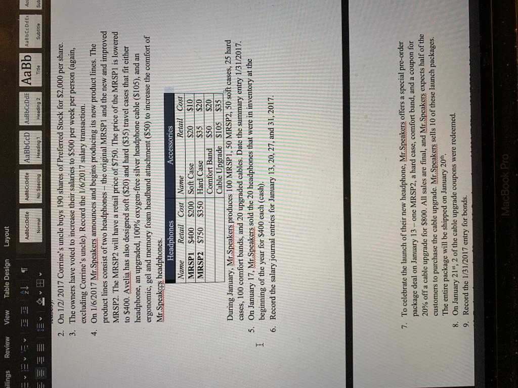 ailings Review View Table Design Layout 21 AaBbCcDdEe | Chegg.com
