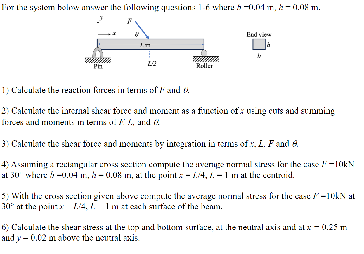Solved For the system below answer the following questions | Chegg.com