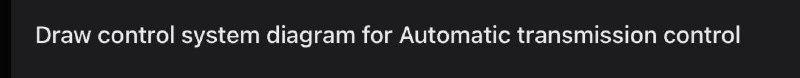 Solved Draw control system diagram for Automatic | Chegg.com
