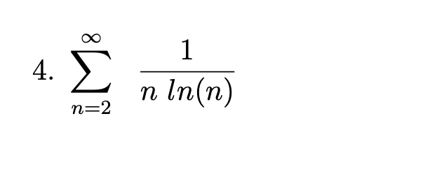 Solved Use the Integral Test to determine the convergence | Chegg.com