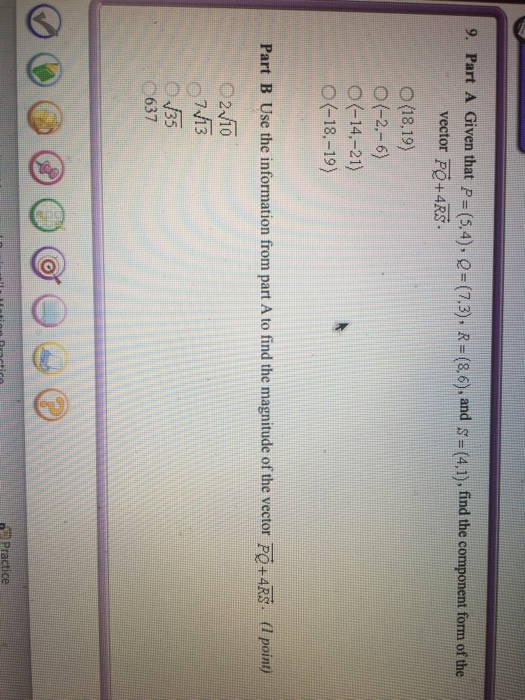 Solved I. How does multiplying a vector by a scalar value of | Chegg.com