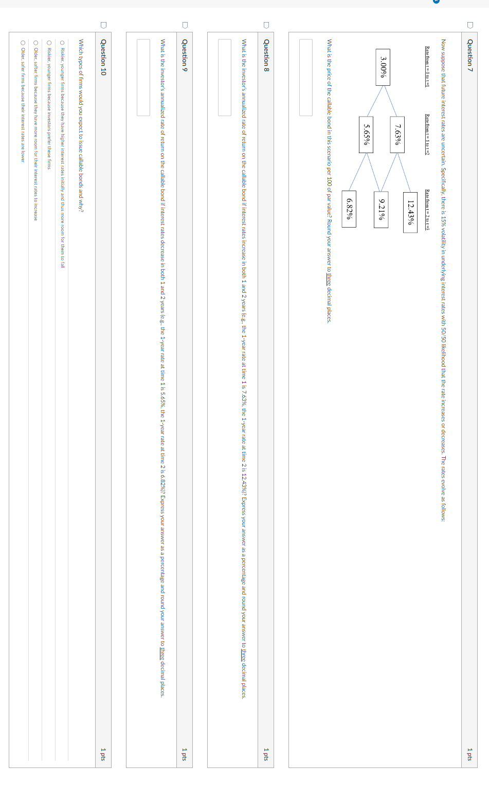 Use the following information for Questions 6 - 10: | Chegg.com