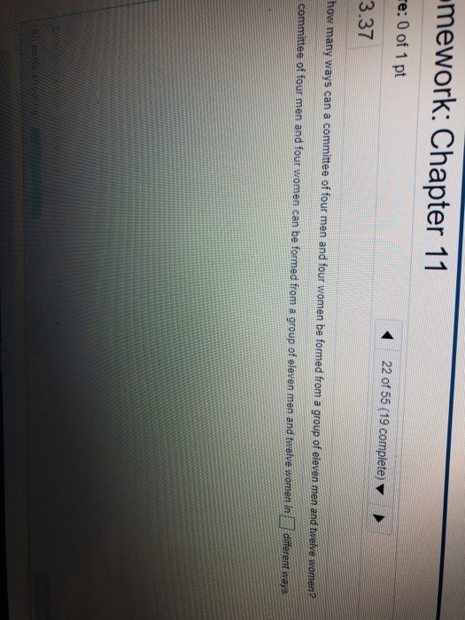 Solved mework: Chapter 11 e: 0 of 1 pt 22 of 55 (19 | Chegg.com Solved mework: Chapter 11 e: 0 of 1 pt 22 of 55 (19 | Chegg.com