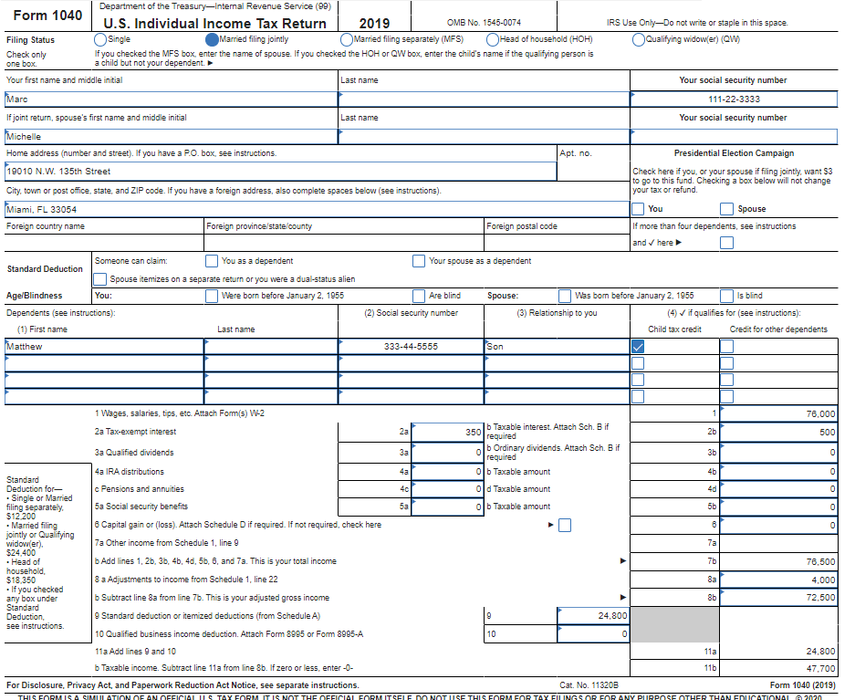 Hello, I need help with 3 lines in the tax return | Chegg.com