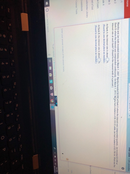 Solved Marsha and Jan both invested money on March 1,2007 | Chegg.com