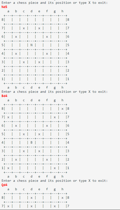Solved PA 5. Chess Topics 1. Classes 2. Methods 3. Data | Chegg.com