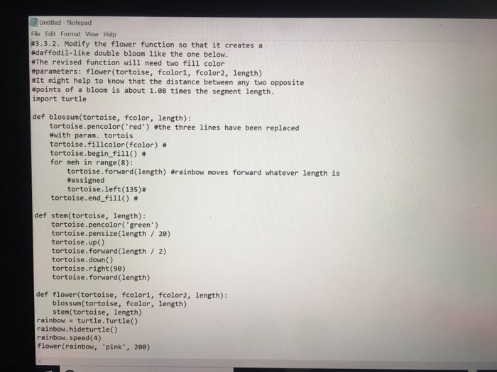 Solved ! Untitled . Notepad File Edit Format View Help | Chegg.com