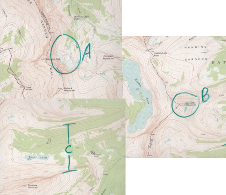 Solved Use the scanned topographic maps linked with this | Chegg.com