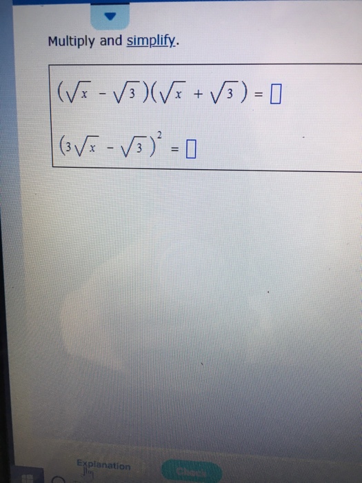 Solved Multiply and simplify. | Chegg.com
