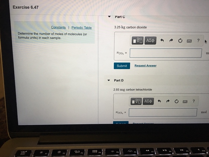Solved Chapter 6 Exercise 6.47 Constants Periodic Table | Chegg.com