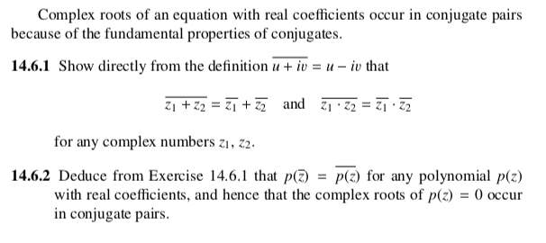 Solved Complex roots of an equation with real coefficients | Chegg.com