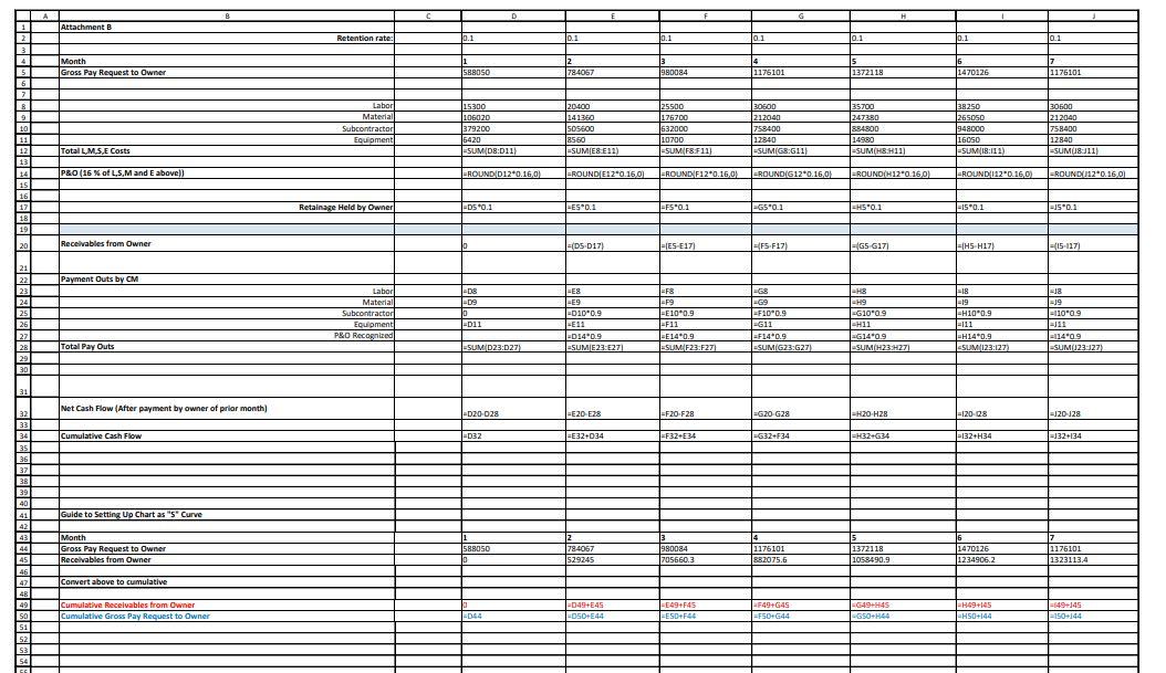 Prepare an original Excel spreadsheet " Cash Flow | Chegg.com