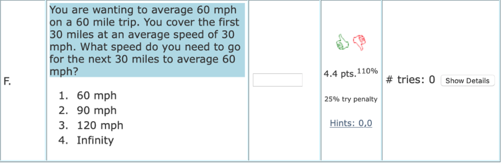 Solved You are wanting to average 60 mph on a 60 mile trip. | Chegg.com