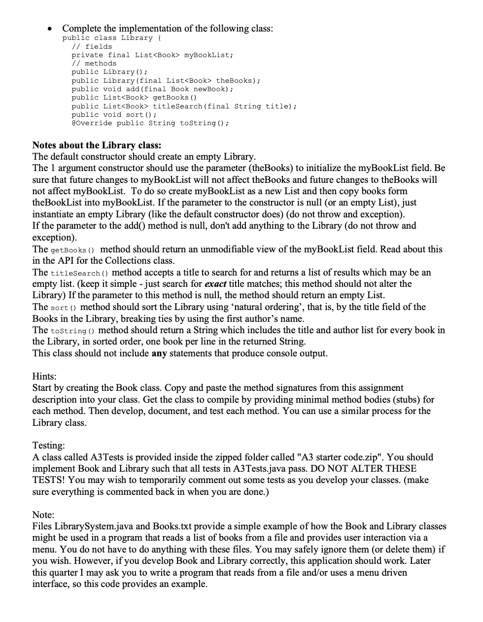 All source code files for this assignment should be | Chegg.com