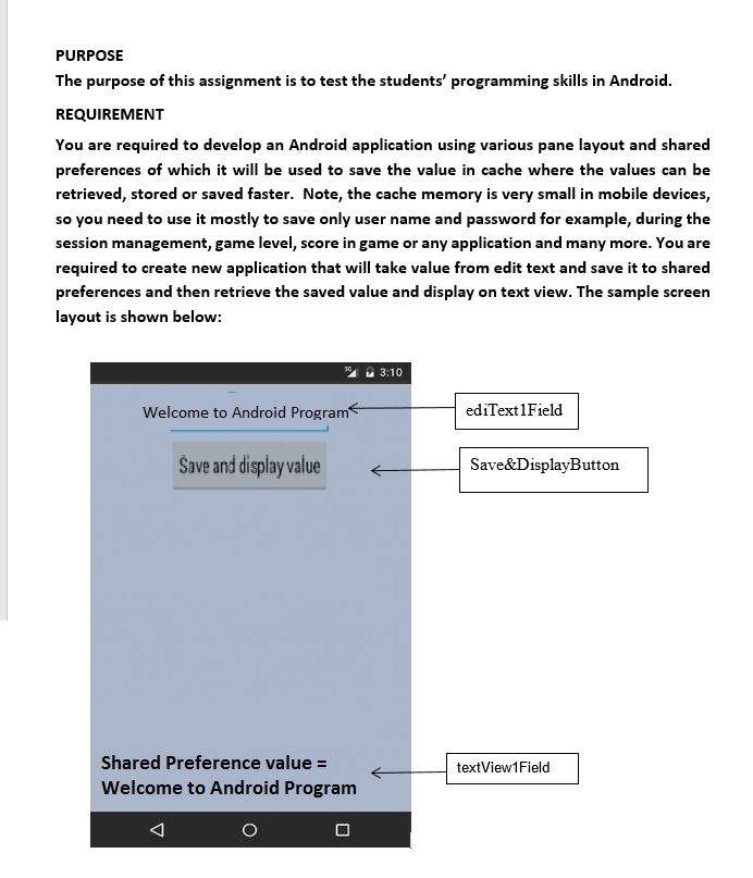 Solved PURPOSE The purpose of this assignment is to test the | Chegg.com