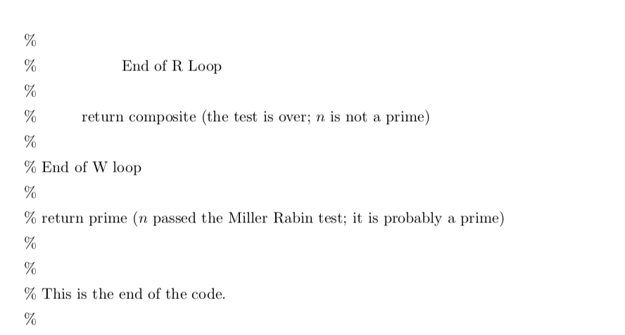 1. Implement Miller-Rabin Primality Test: Complete | Chegg.com